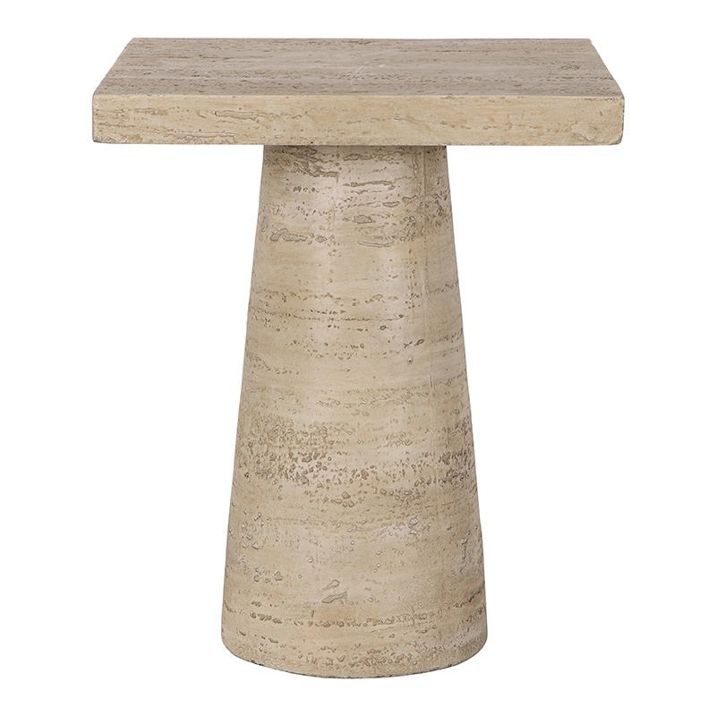 Cement square side table store