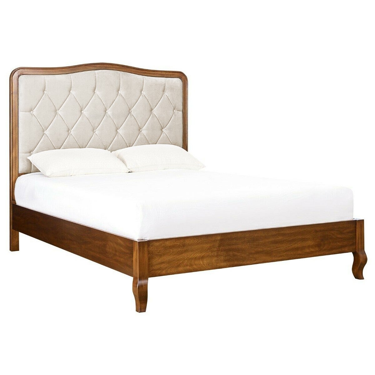 Jacob American Poplar Timber Bed King