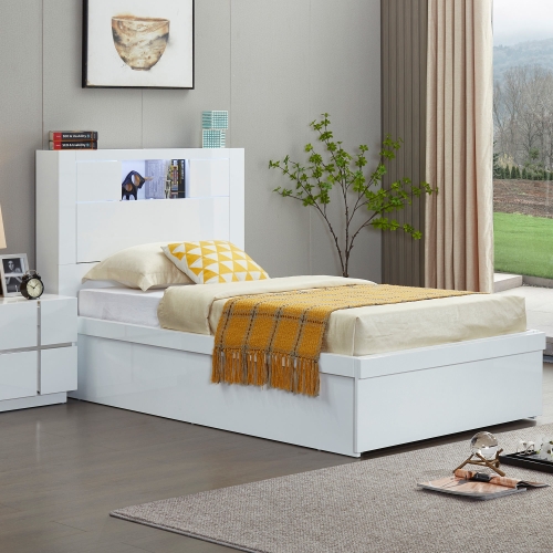 contemporary single bed