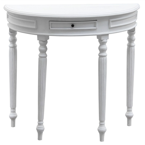 white round console table