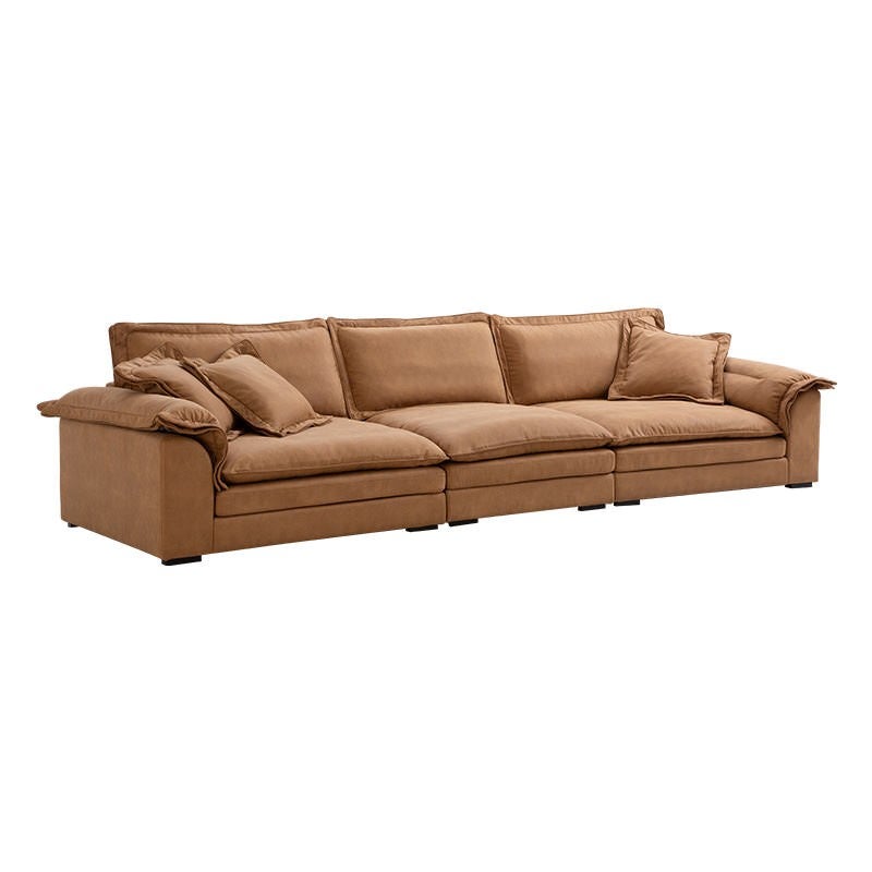 Belvoir Fabric Modular Sofa, 5 Seater, Camel