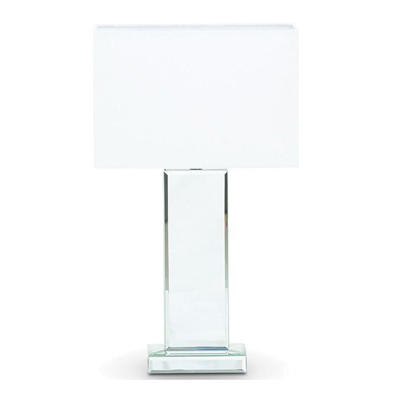 Block Mirror Base Table Lamp