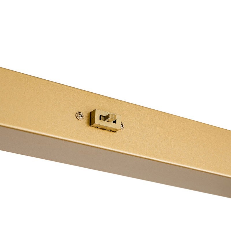 Beam Metal LED Linear Pendant Light, 240cm, CCT, Gold