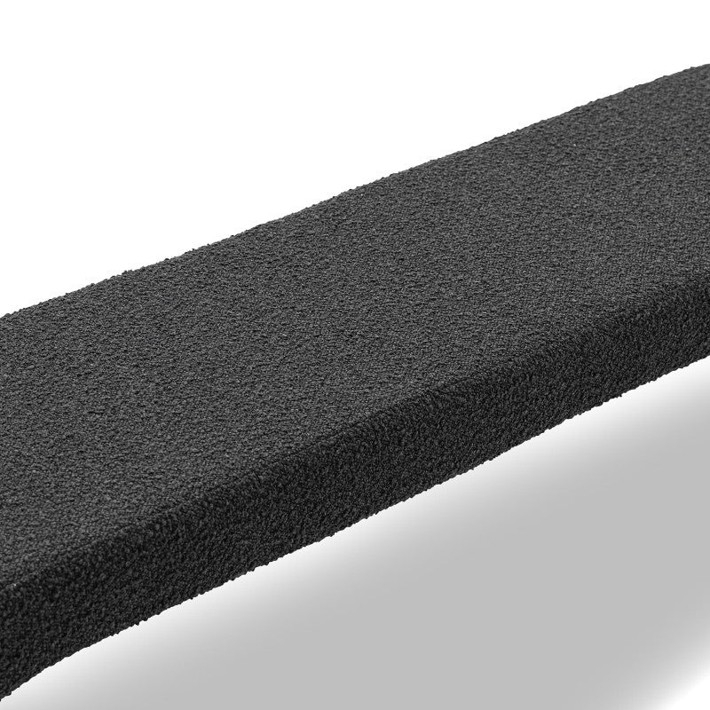 Harper Boucle Fabric Arch Bench Seat, 120cm, Charcoal