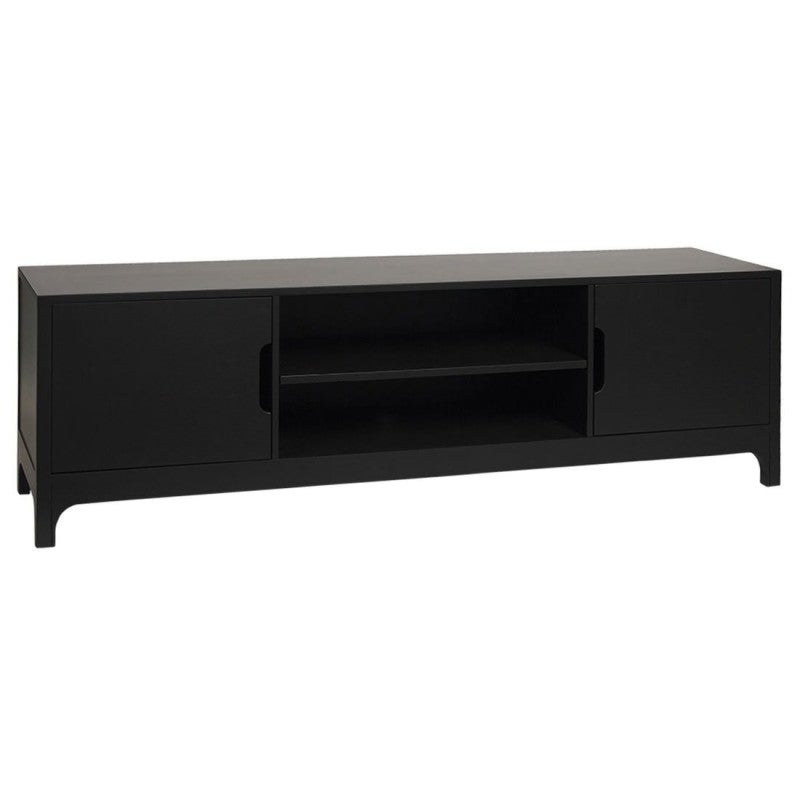 Arco Wooden 2 Door TV Unit, 180cm, Black
