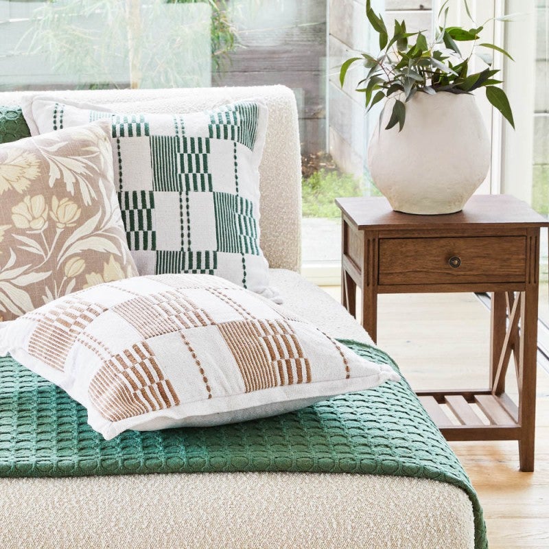 Devon Timber Bedside Table, Walnut