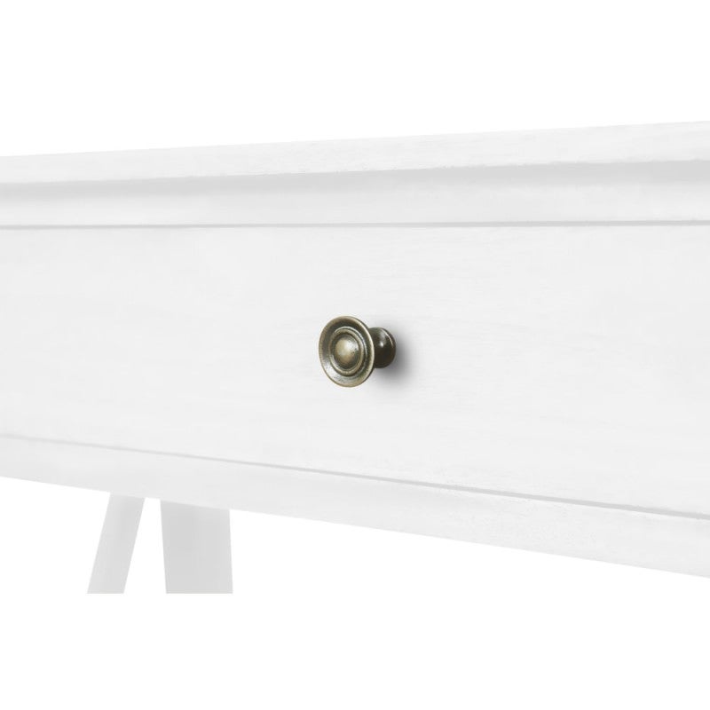 Devon Timber Console Table, 80cm, White
