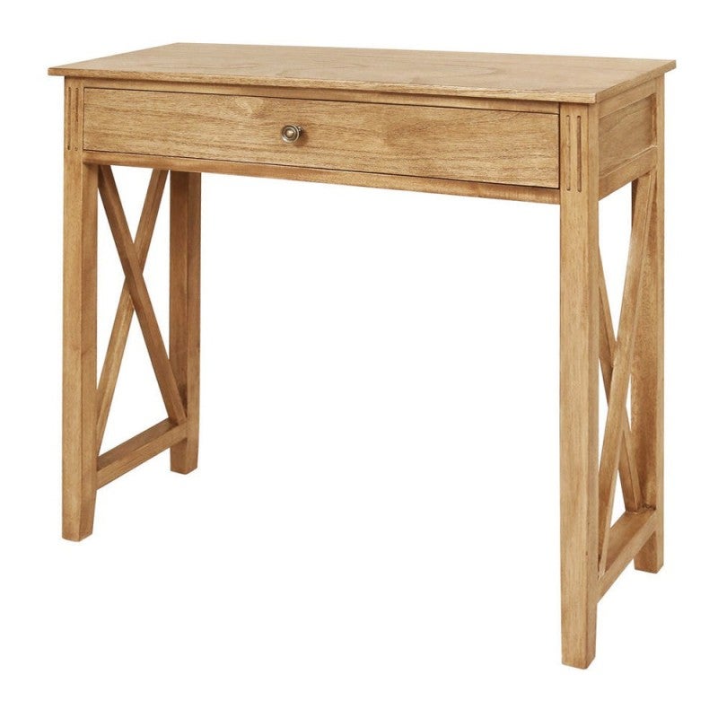 Devon Timber Console Table, 80cm, Oak