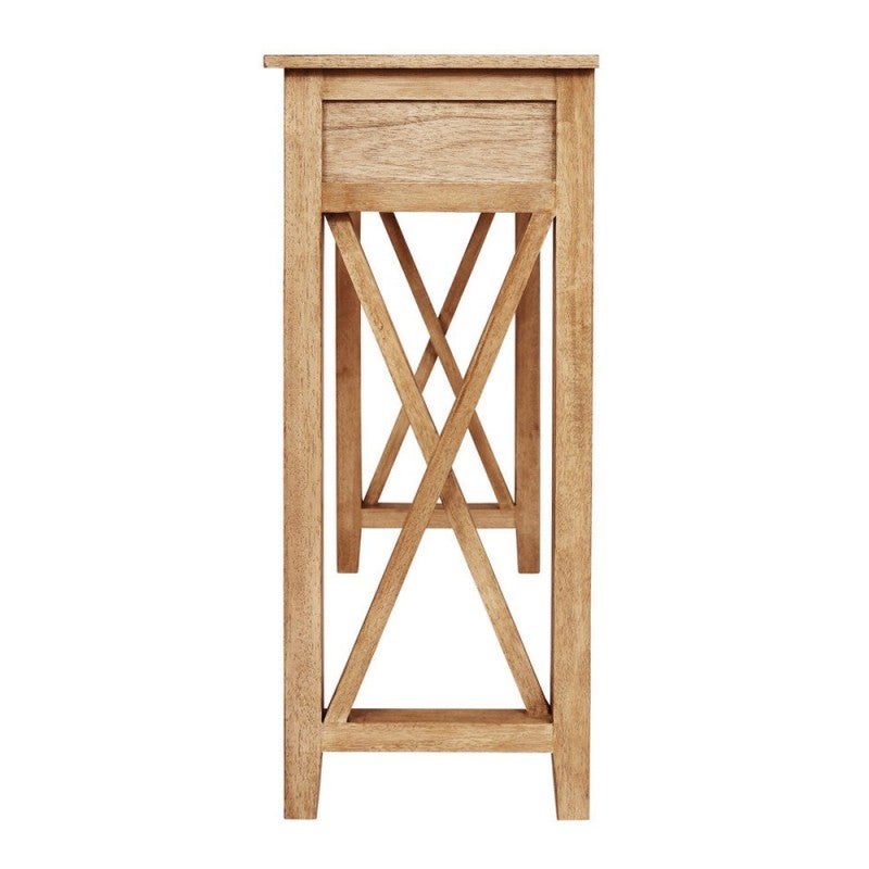 Devon Timber Console Table, 80cm, Oak