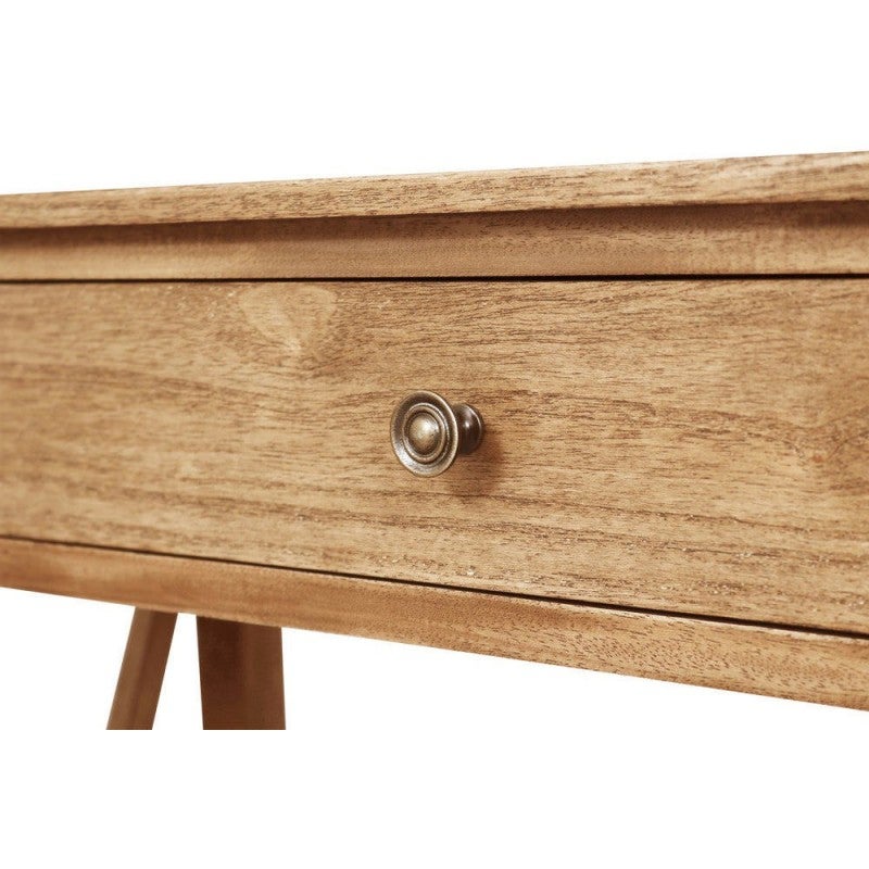 Devon Timber Console Table, 80cm, Oak