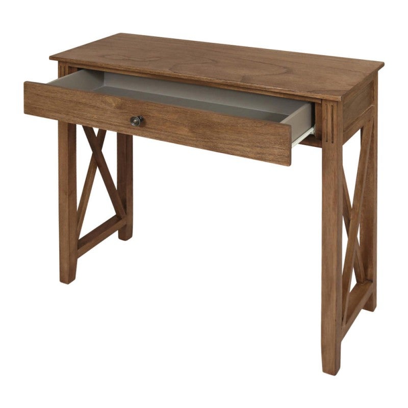Devon Timber Console Table, 80cm, Walnut