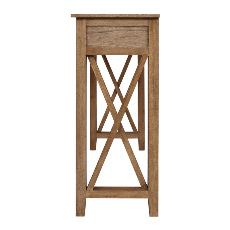 Devon Timber Console Table, 80cm, Walnut