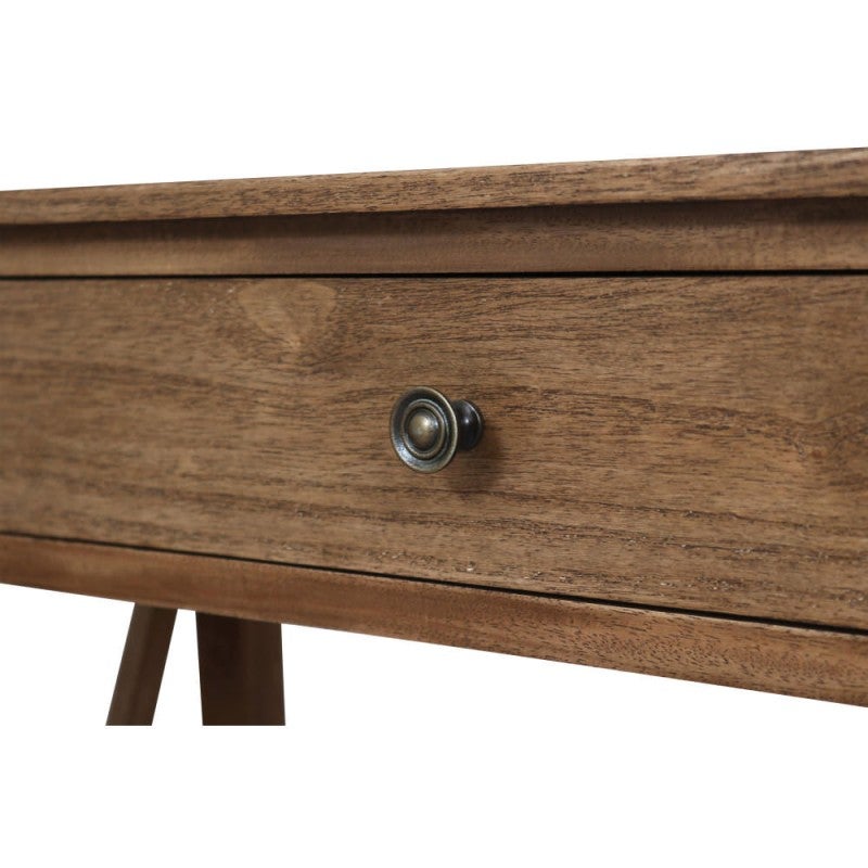 Devon Timber Console Table, 80cm, Walnut