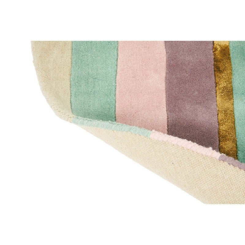 Ted Baker Sahara Hand Tufted Designer Round Wool Rug, 200cm, Pink