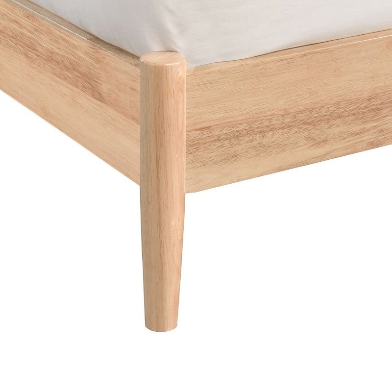 Avery Arch Timber & Rattan Platform Bed, King