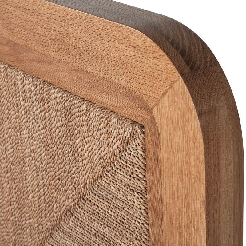 Beckett American Oak Timber Bed, King, Oak