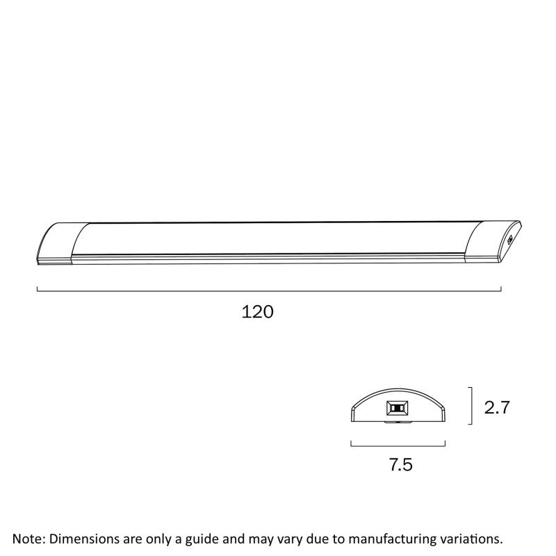 Blade Linear LED Batten Fix Light, CCT