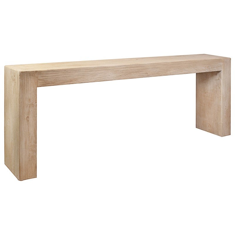 Laurieton Reclaimed Elm Timber Console Table, 200cm