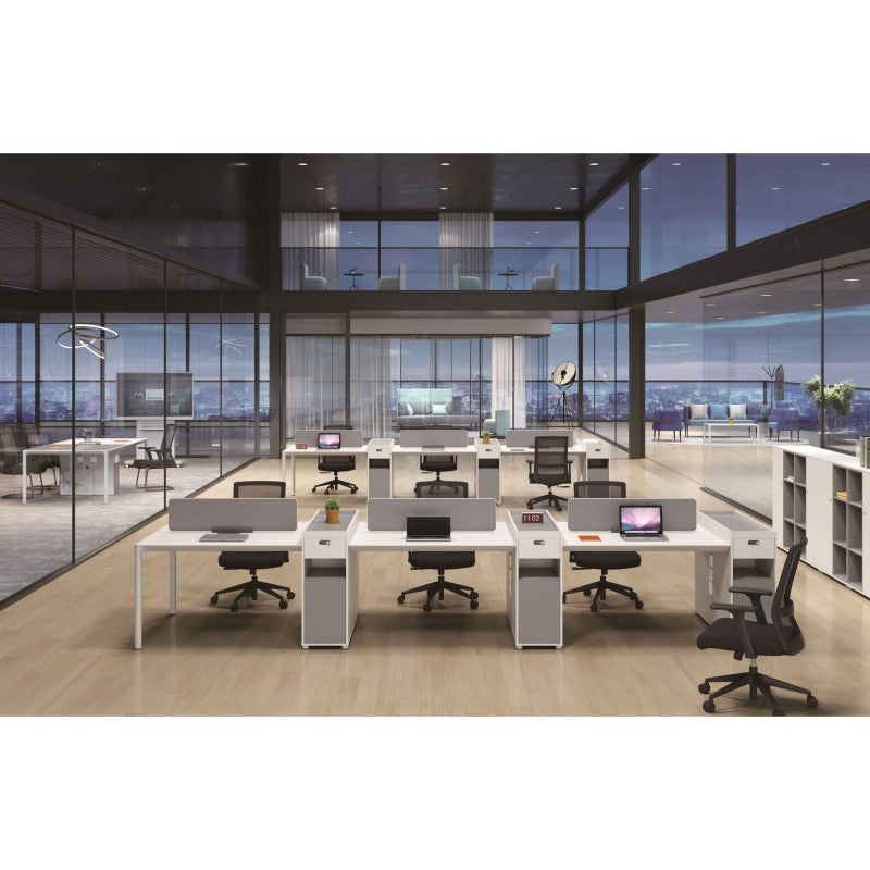 Brynex Plus Modular Office Workstation, 2 Seater Dependant Extension ...