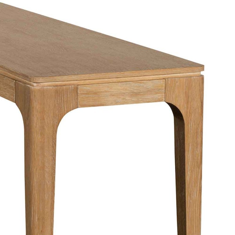 Oyslebo Oak Timber Console Table, 140cm