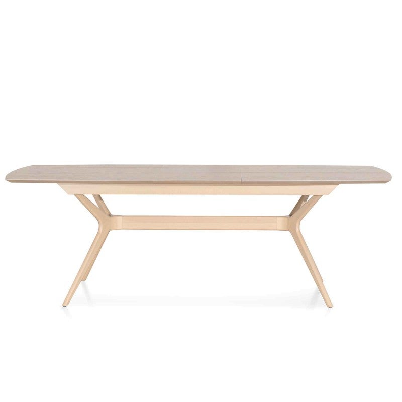 Dettar Timber Extendable Dining Table, 180-230cm, Pale Oak