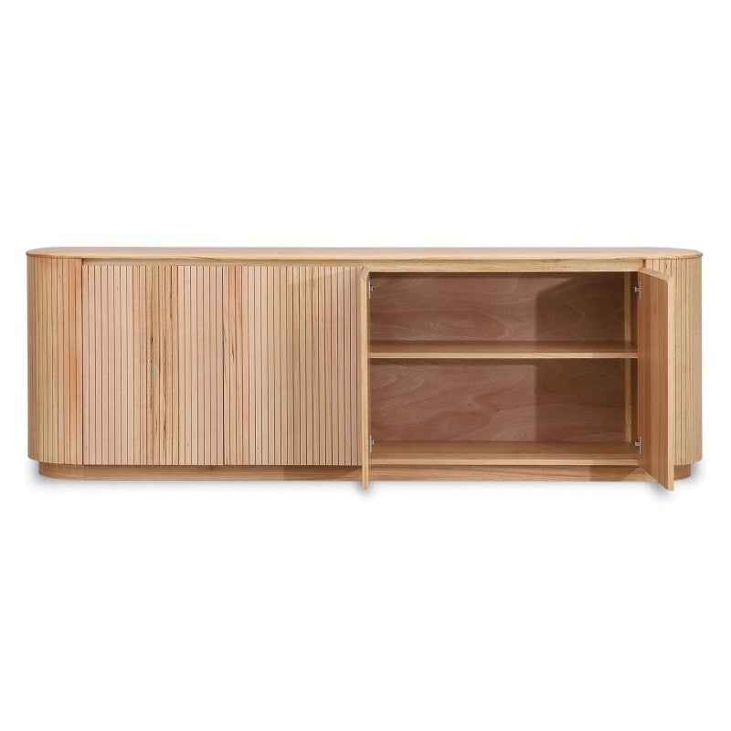 Amarin Ashwood 4 Door Oval Buffet Table, 240cm