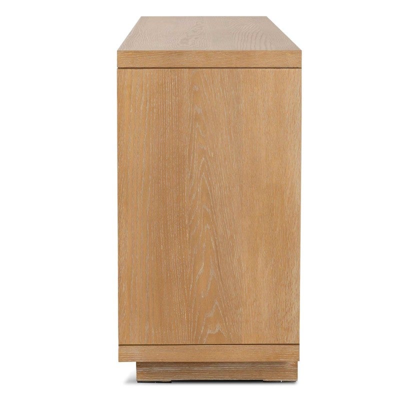 Sollen Wooden 4 Drawer Dressing Table, Dusty Oak