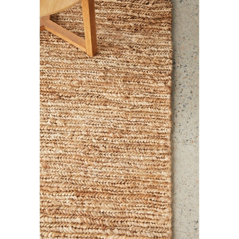 Dune Rave Hand Loomed Jute Rug, 320x230cm
