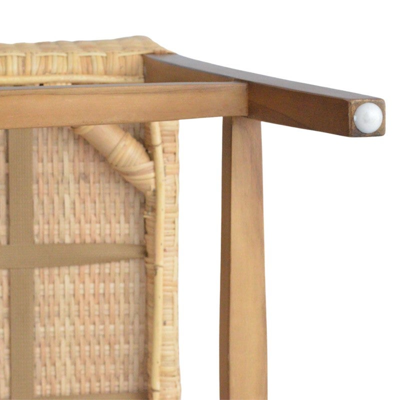 Wainscott Rattan & Timber Bar Stool