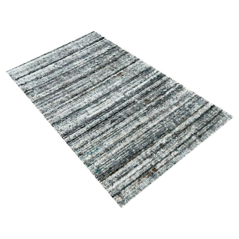 Empire Handwoven Wool Rug, 50x80cm, Ivory / Grey