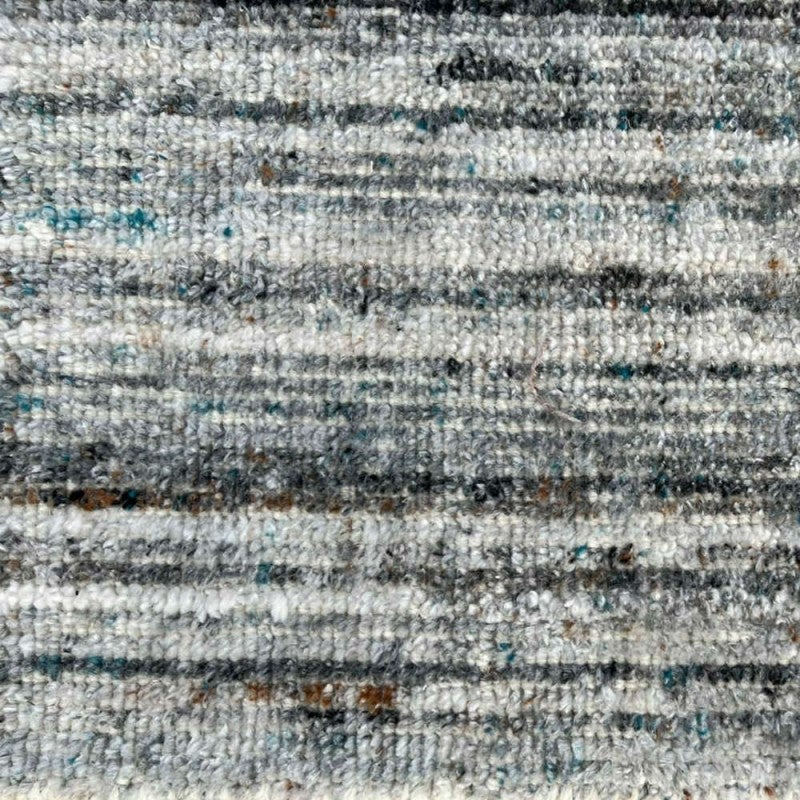 Empire Handwoven Wool Rug, 50x80cm, Ivory / Grey