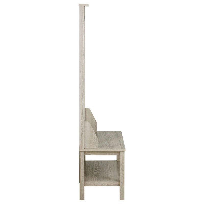 Hinton Wooden Hallway Stand, Grey Washed Oak
