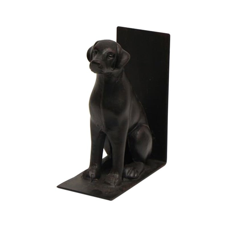 Helios Cast Iron Labrador Bookend Set