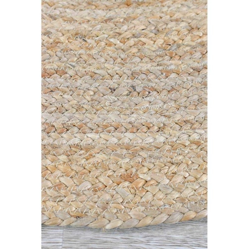 Anglo Jute Round Rug, 200cm, Natural