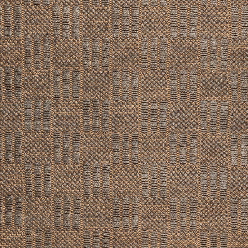 Naturals Grid Handwoven Jute Rug, 457x365cm, Natural / Ink