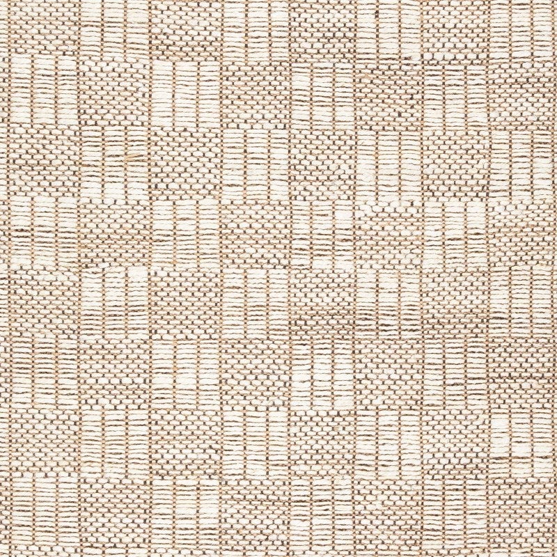 Naturals Grid Handwoven Jute Rug, 365x276cm, Natural / Stone