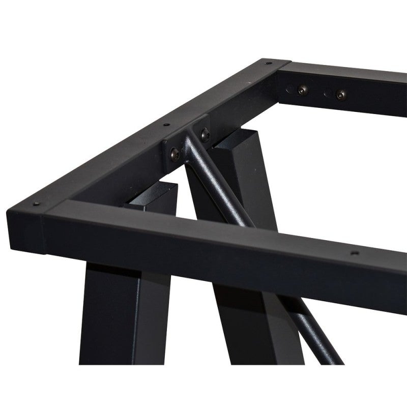 Stravos Commercial Grade Steel A-frame Bar Table Base with Castors ...