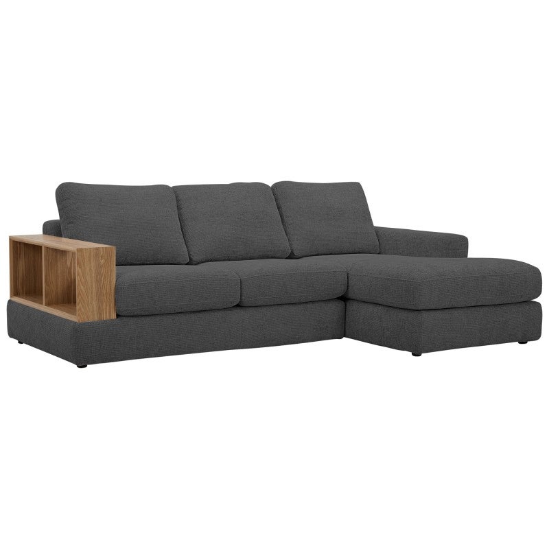 Lurimo Fabric Modular Corner Sofa, 2.5 Seater with RHF Chaise ...