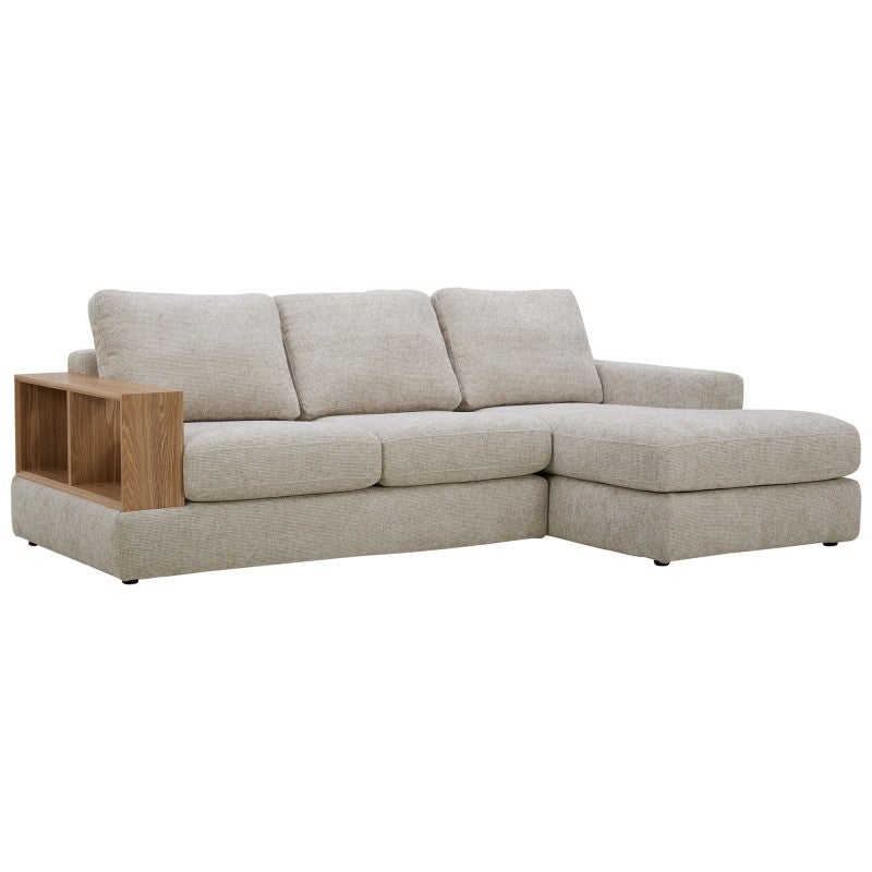Lurimo Fabric Modular Corner Sofa, 2.5 Seater with RHF Chaise ...