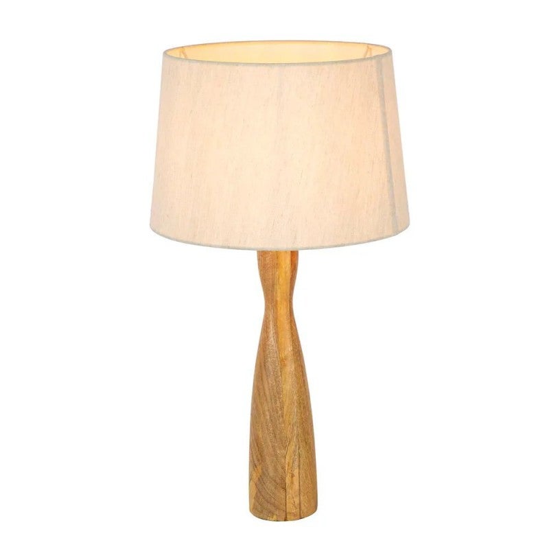 Sarangi Mango Wood Base Table Lamp
