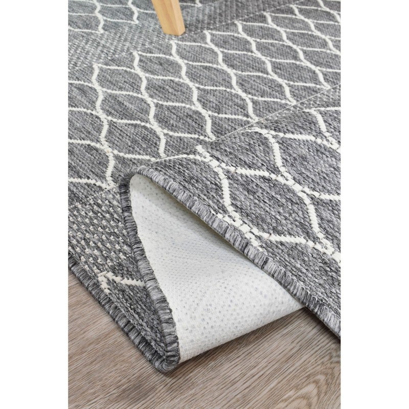 Pacific No.6826 Indoor / Outdoor Rug, 170x120cm, Grey / Cream