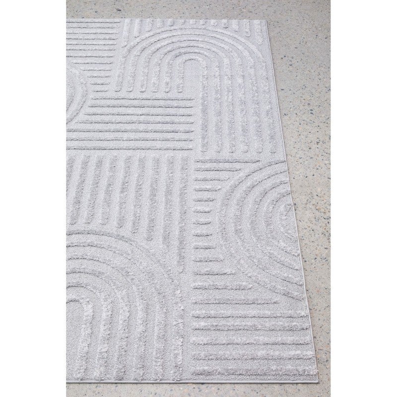 Marigold Dior Modern Rug, 400x300cm, Silver