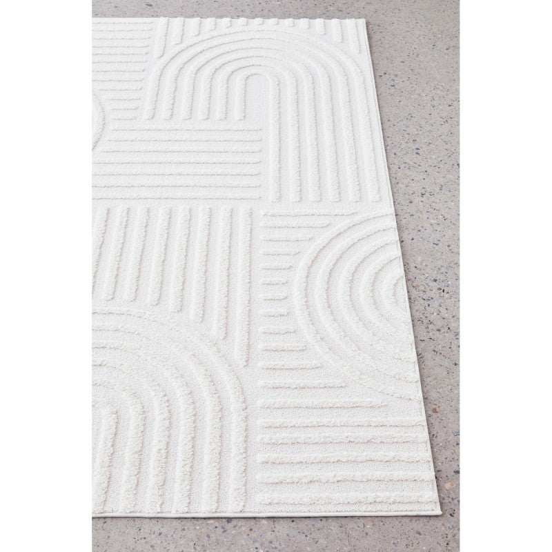 Marigold Dior Modern Rug, 230x160cm, White