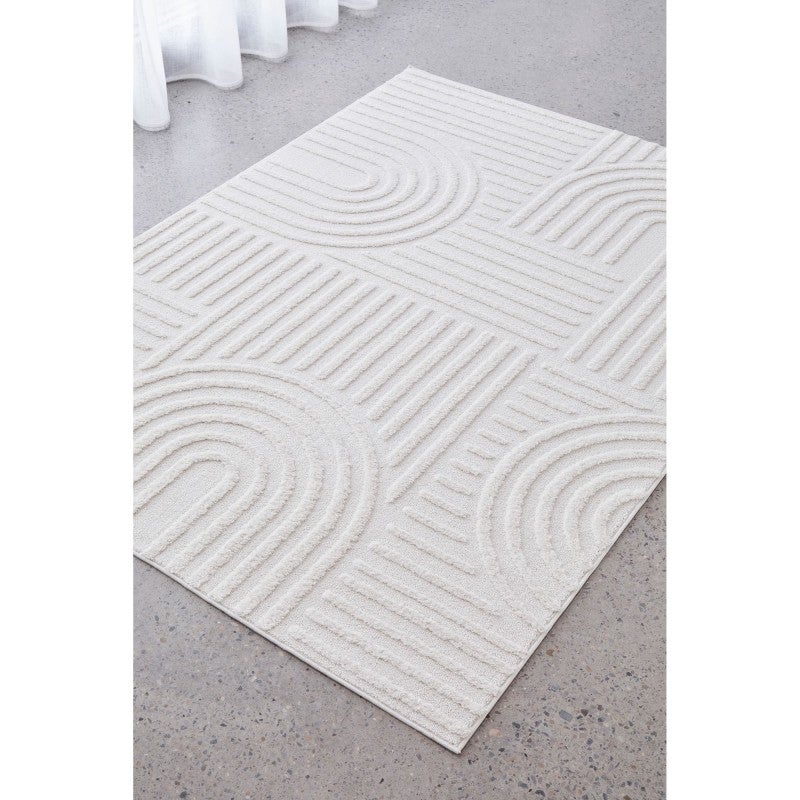 Marigold Dior Modern Rug, 400x300cm, White