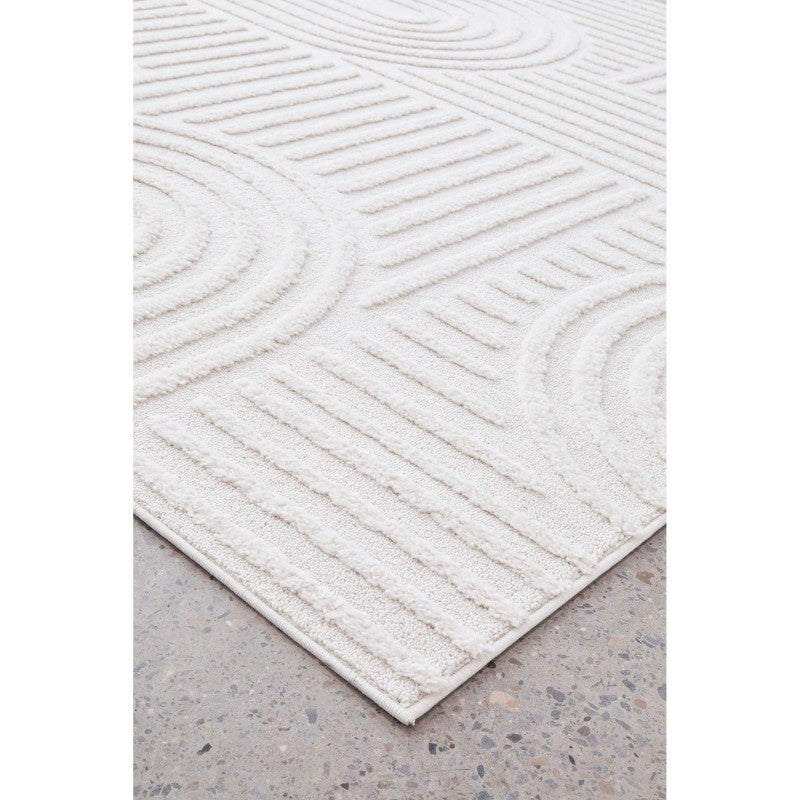 Marigold Dior Modern Rug, 330x240cm, White