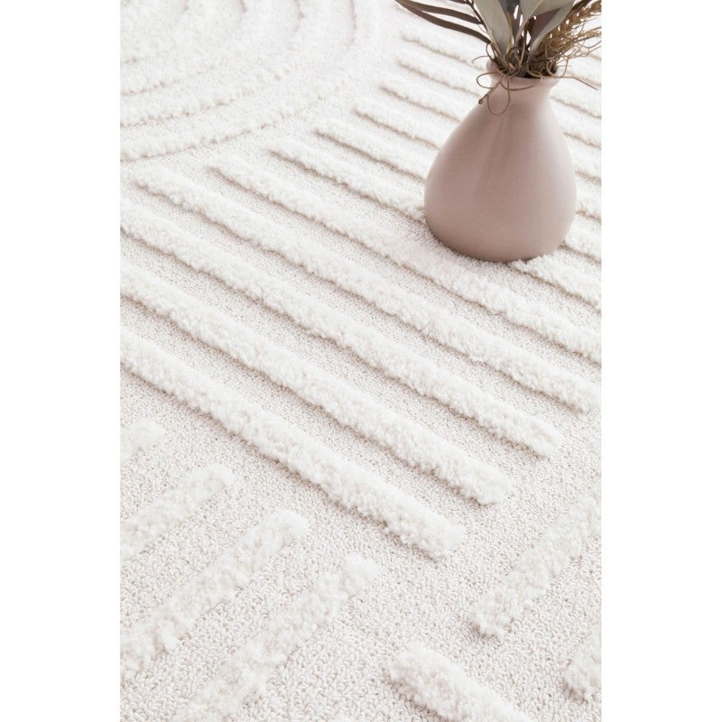 Marigold Dior Modern Rug, 330x240cm, White