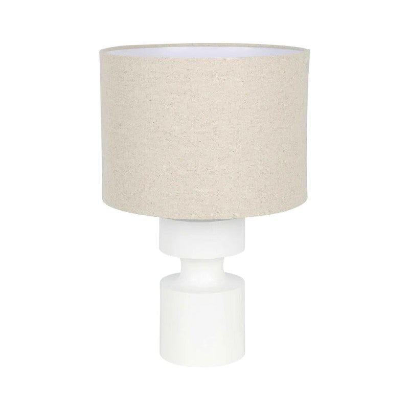 Marni Table Lamp, Fabric Drum Shade