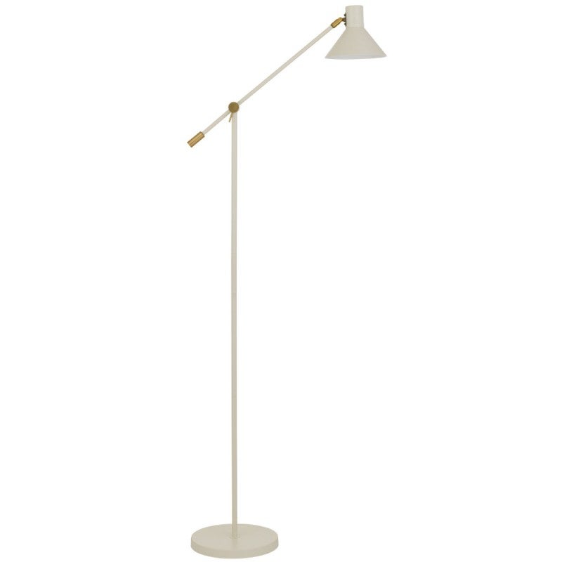 Olav Iron Adjustable Floor Lamp, Beige