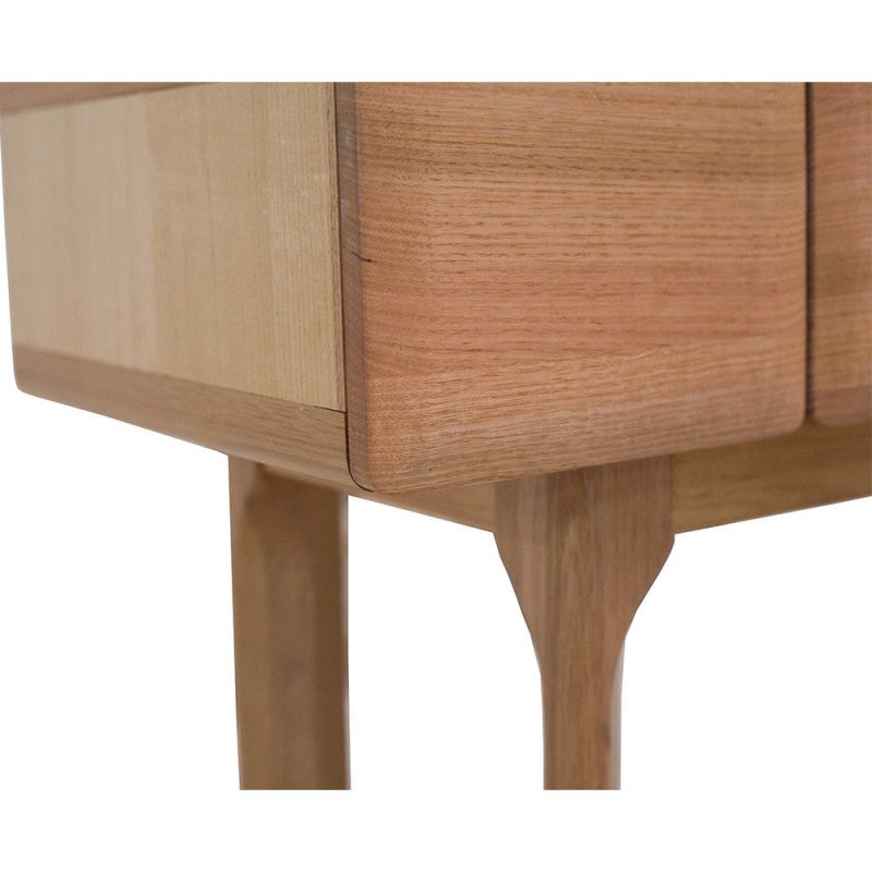 Forsinard Tasmanian Oak Timber Hall Table, 126cm