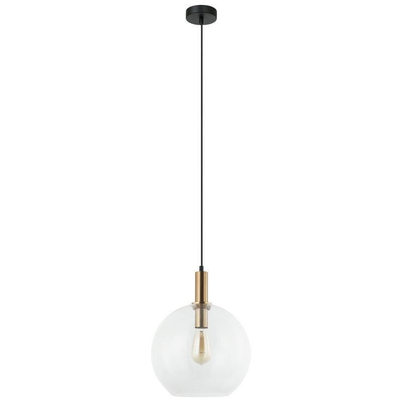 Patera Glass Pendant Light, Clear